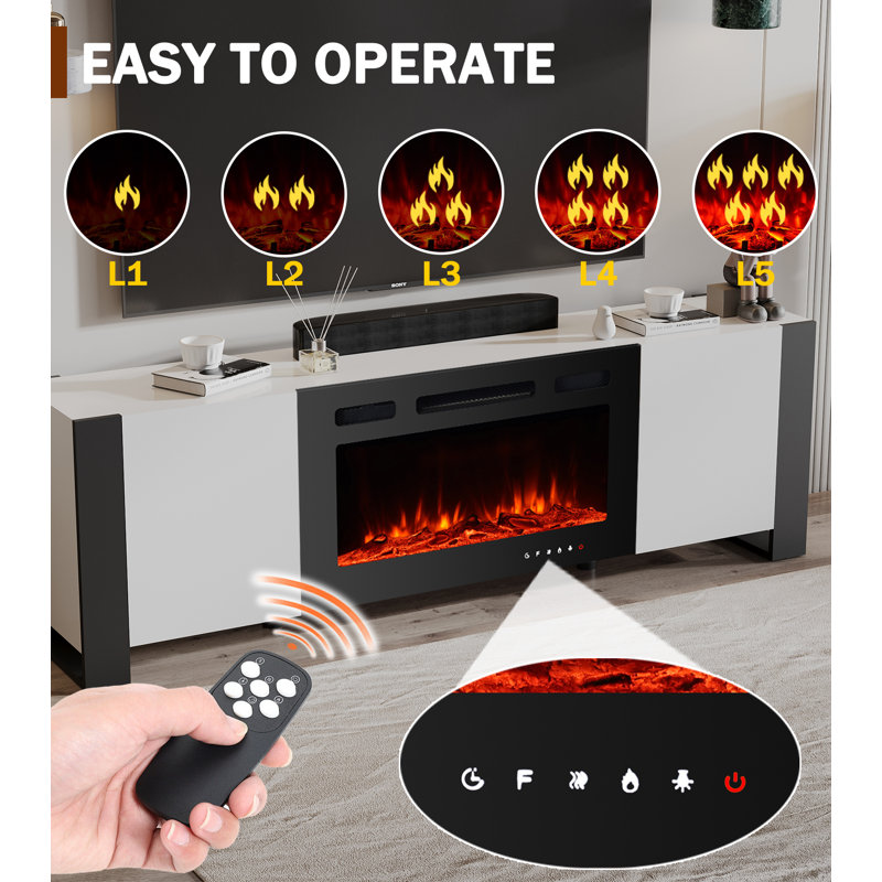 fire effect wall heaters