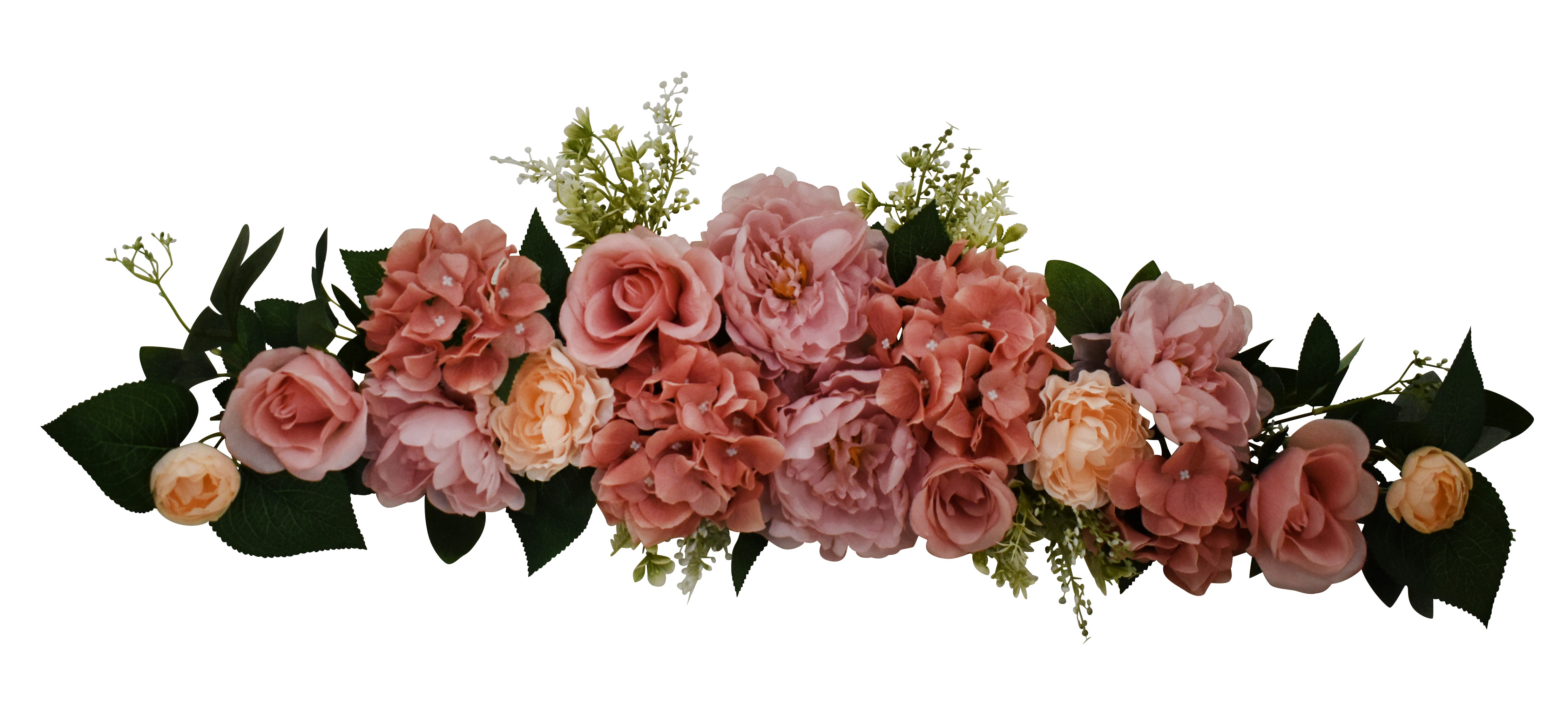 Primrue 32" Peony Rose Hydrangea Swag & Reviews - Wayfair Canada
