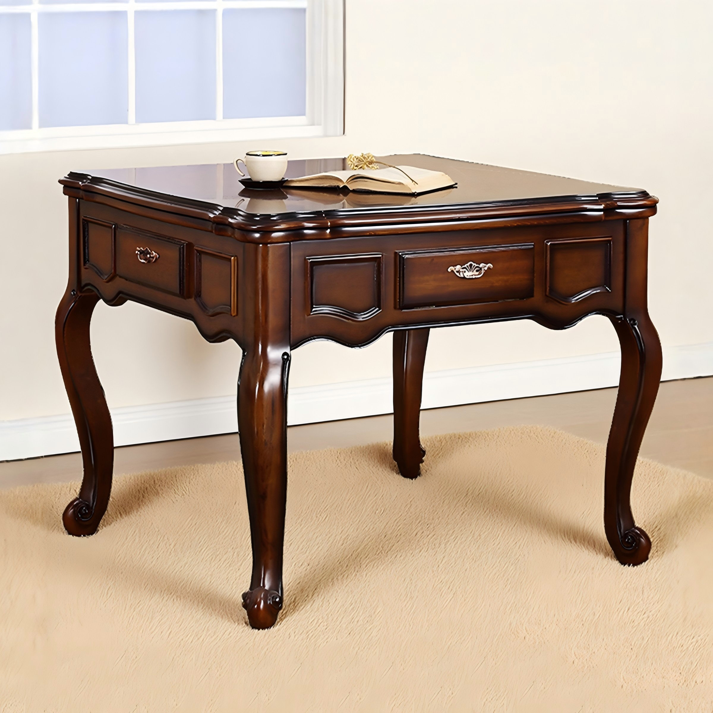 FECOPT High-end Solid Wood Two-in-one Mahjong Machine with Mahjong ...