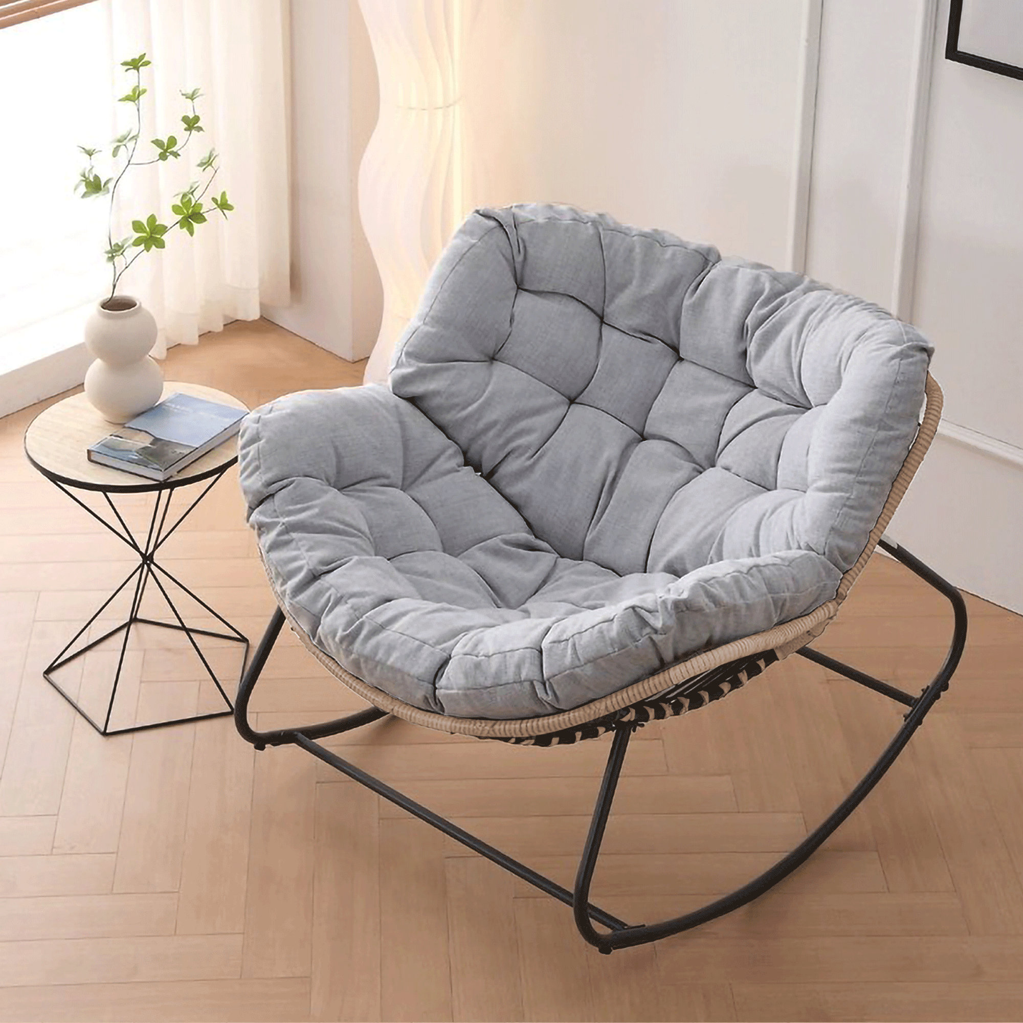 Latitude Run® Oversized Rocking Chair | Wayfair