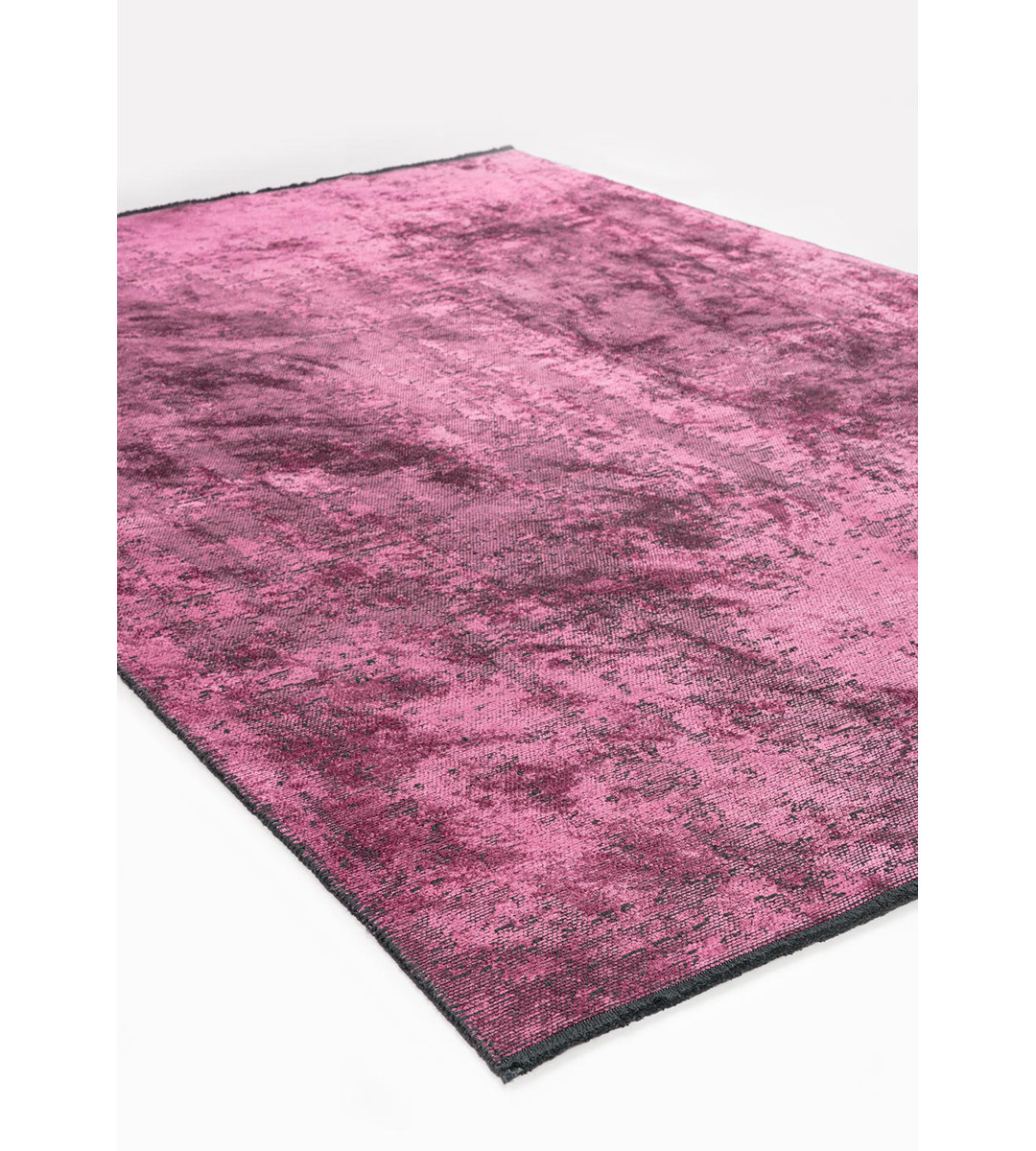 Ebern Designs Grey Abstract Living Room Rug, Hand Loom using Cotton ...