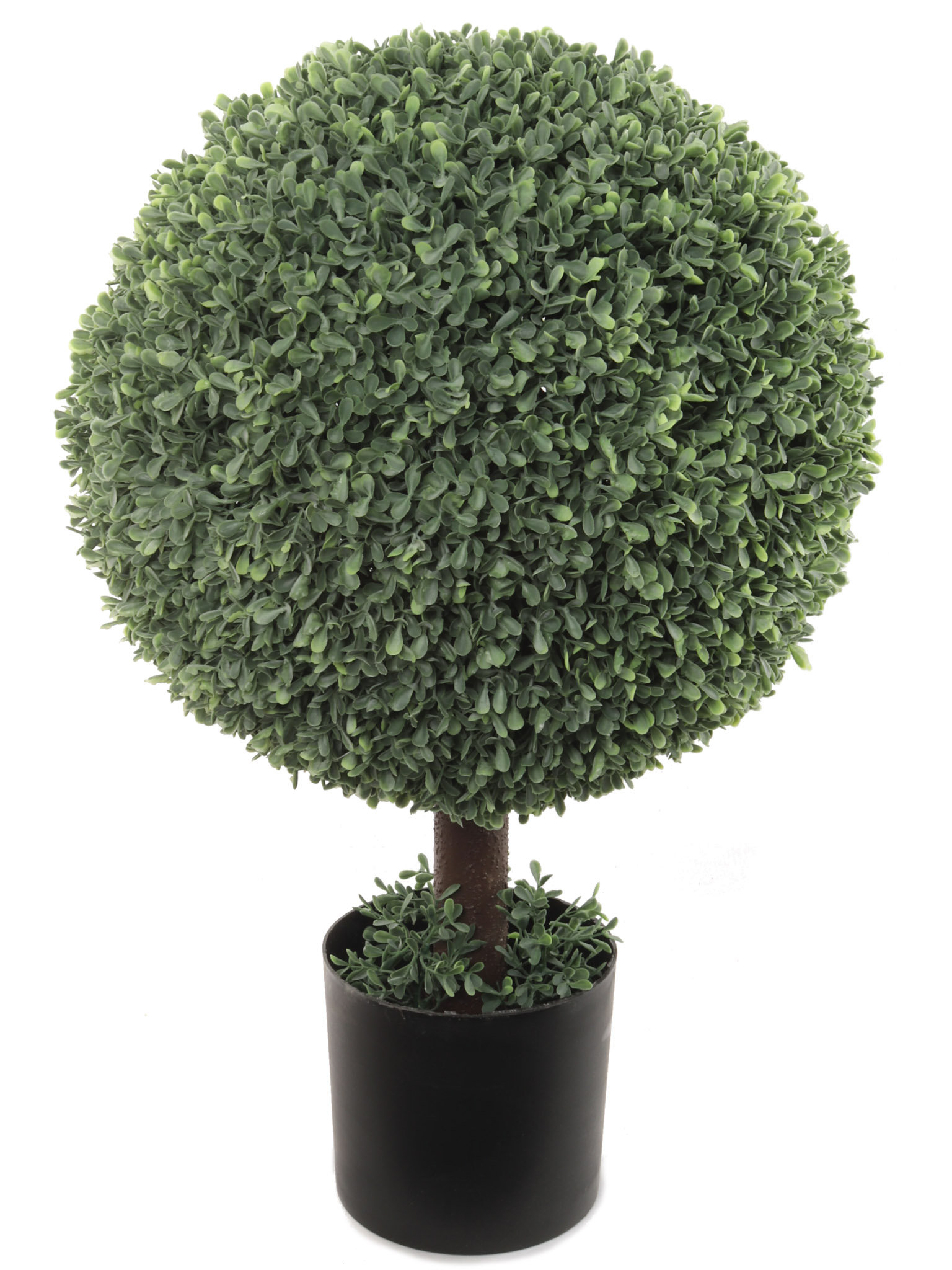 Primrue 25'' Tall Realistic Faux Boxwood Topiary in Planter - Wayfair ...
