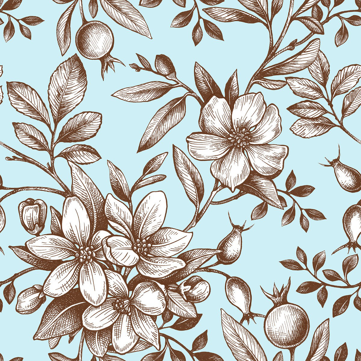 Red Barrel Studio® Peel & Stick Floral Tile | Wayfair