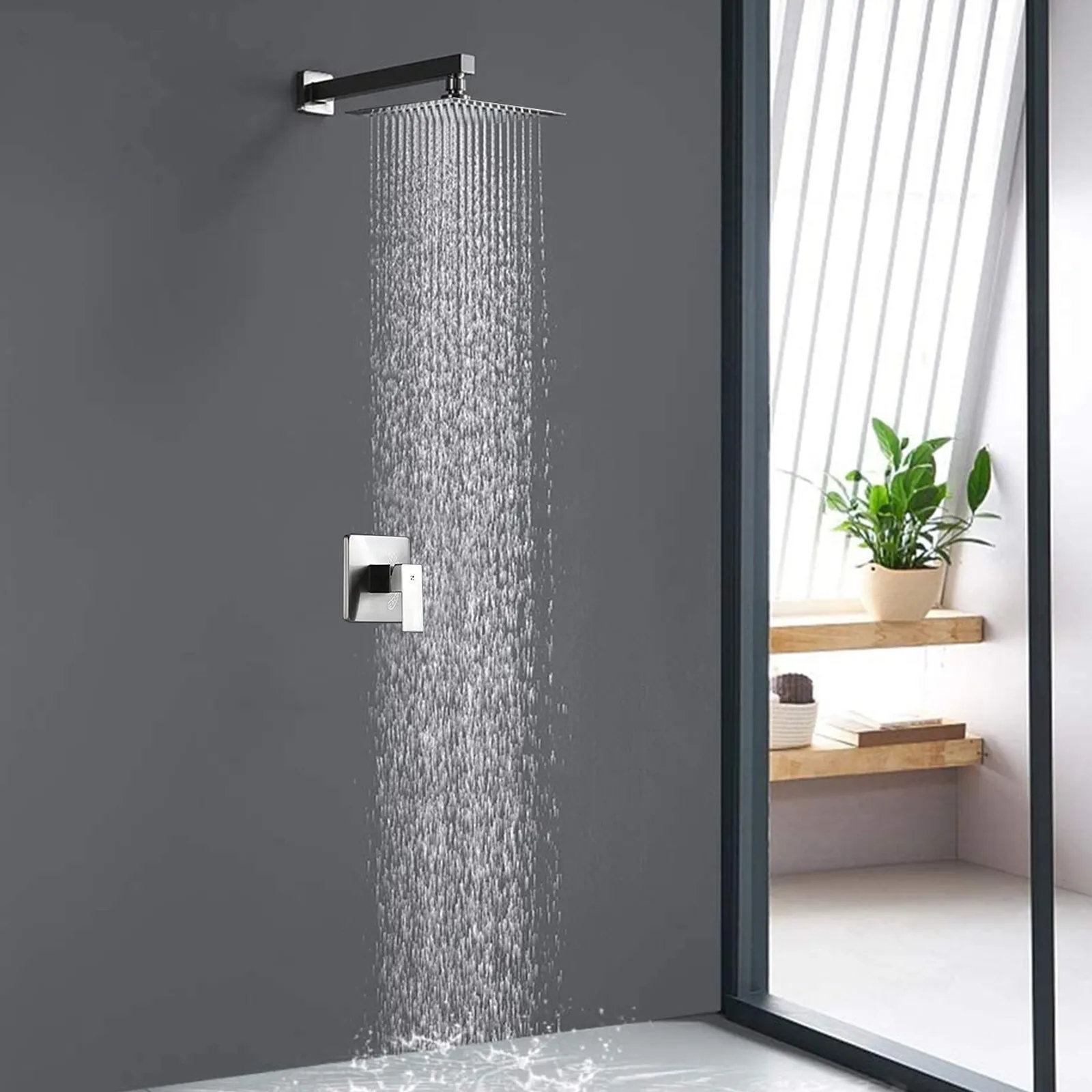 Senlesen Pressure-Balanced (Temperature And Volume) Complete Shower ...