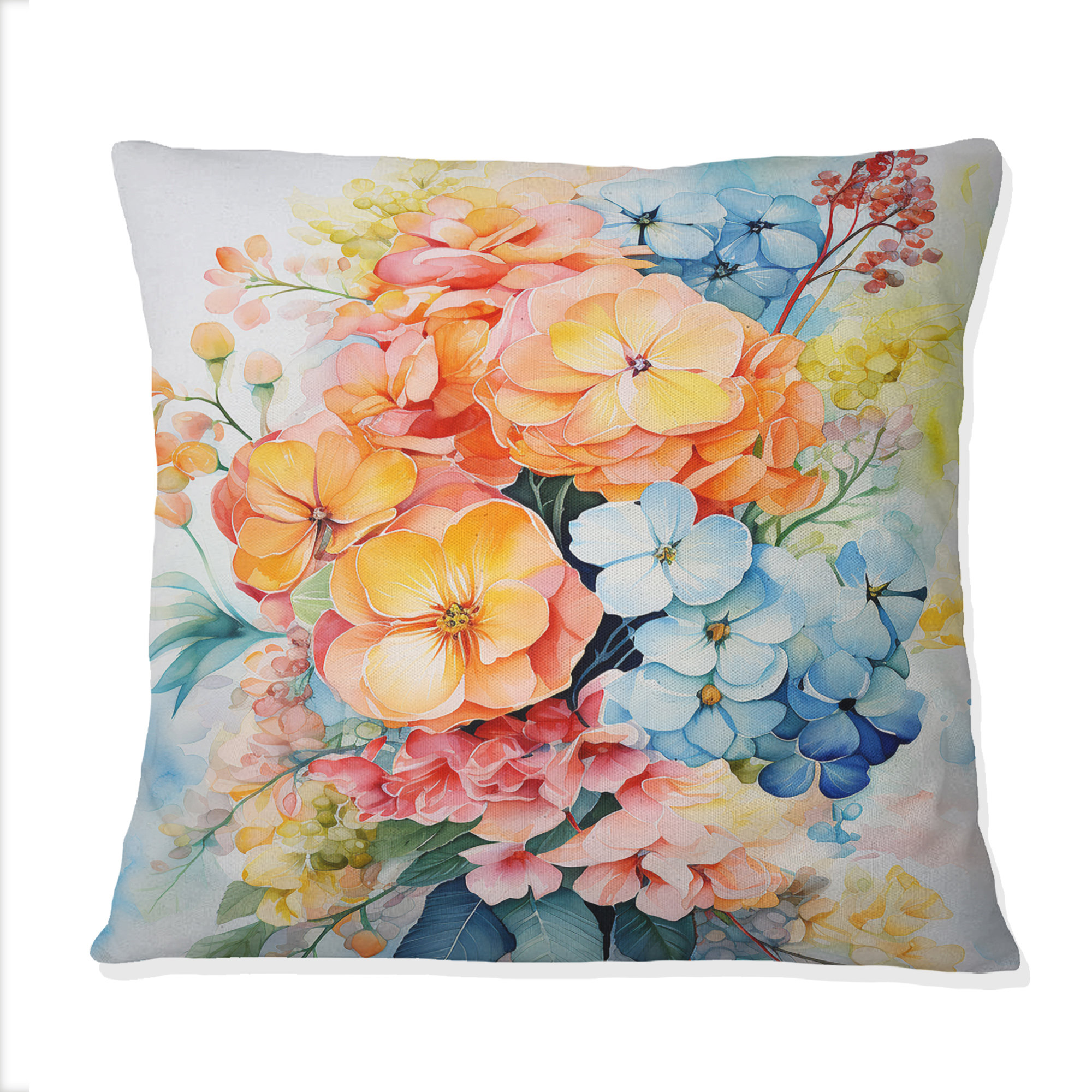 Design Art Orange Blue Abstract Still Lifes I - Abstract Still Lifes ...