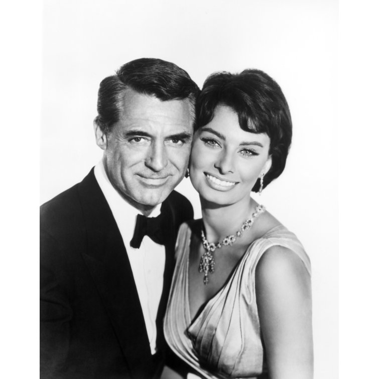 Globe Photos Entertainment Portrait Of Cary Grant And Sophia Loren On ...