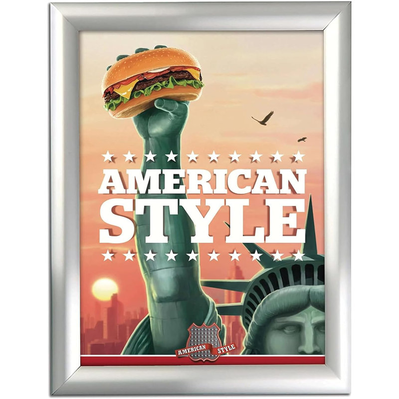 MT Displays Aluminum Security Snap Poster | Wayfair