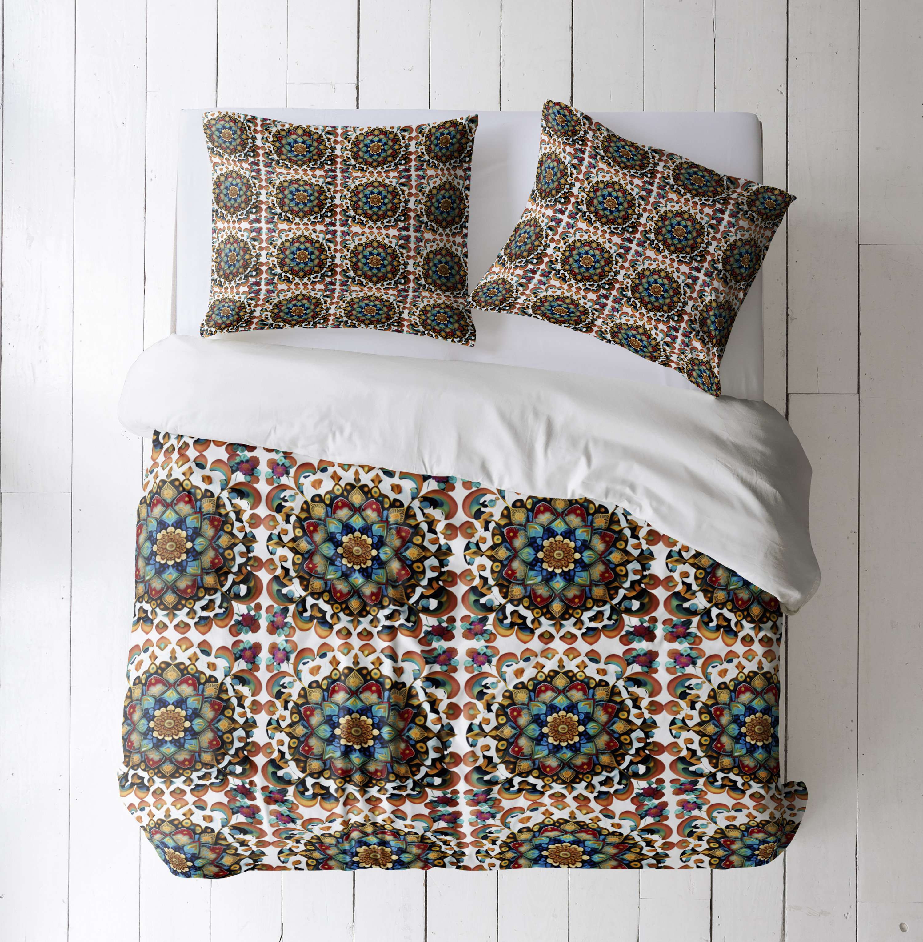 Folk N Funky Duvet Cover with Shams_FNFBED00234 | Wayfair