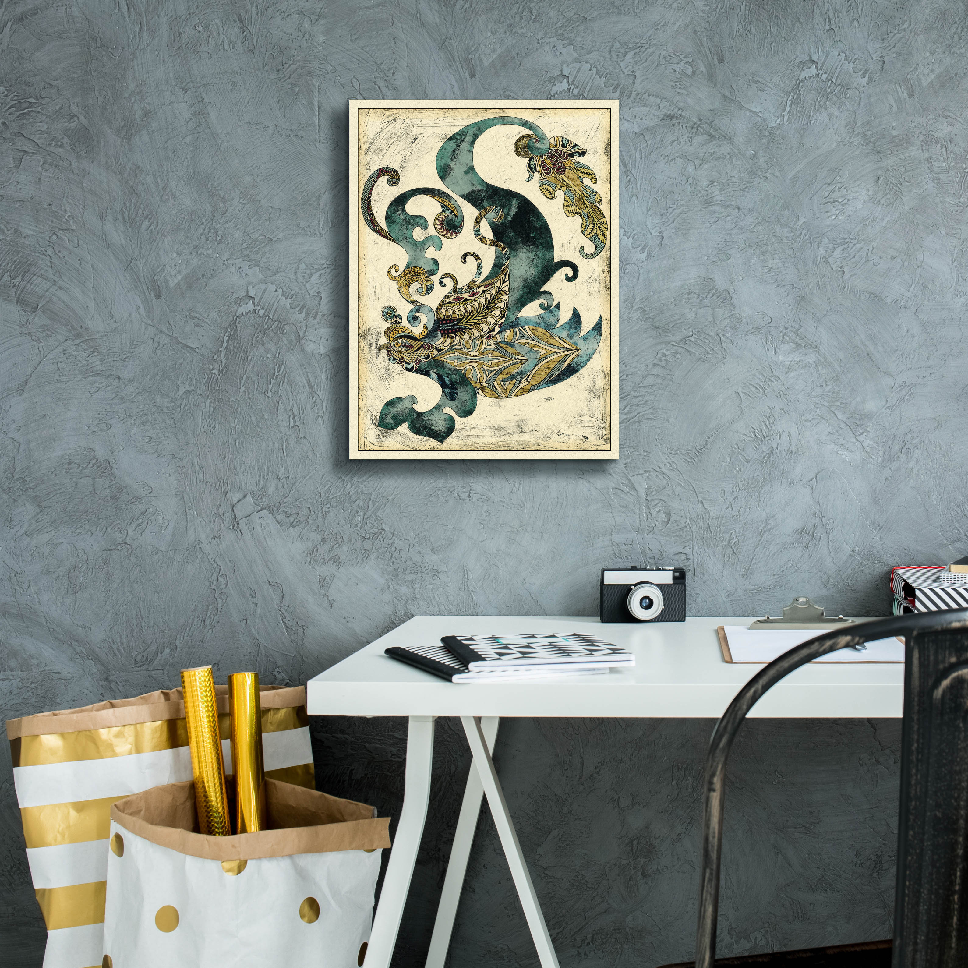 Wrought Studio™ Royal Phoenix' by Chariklia Zarris Canvas Wall Art ...