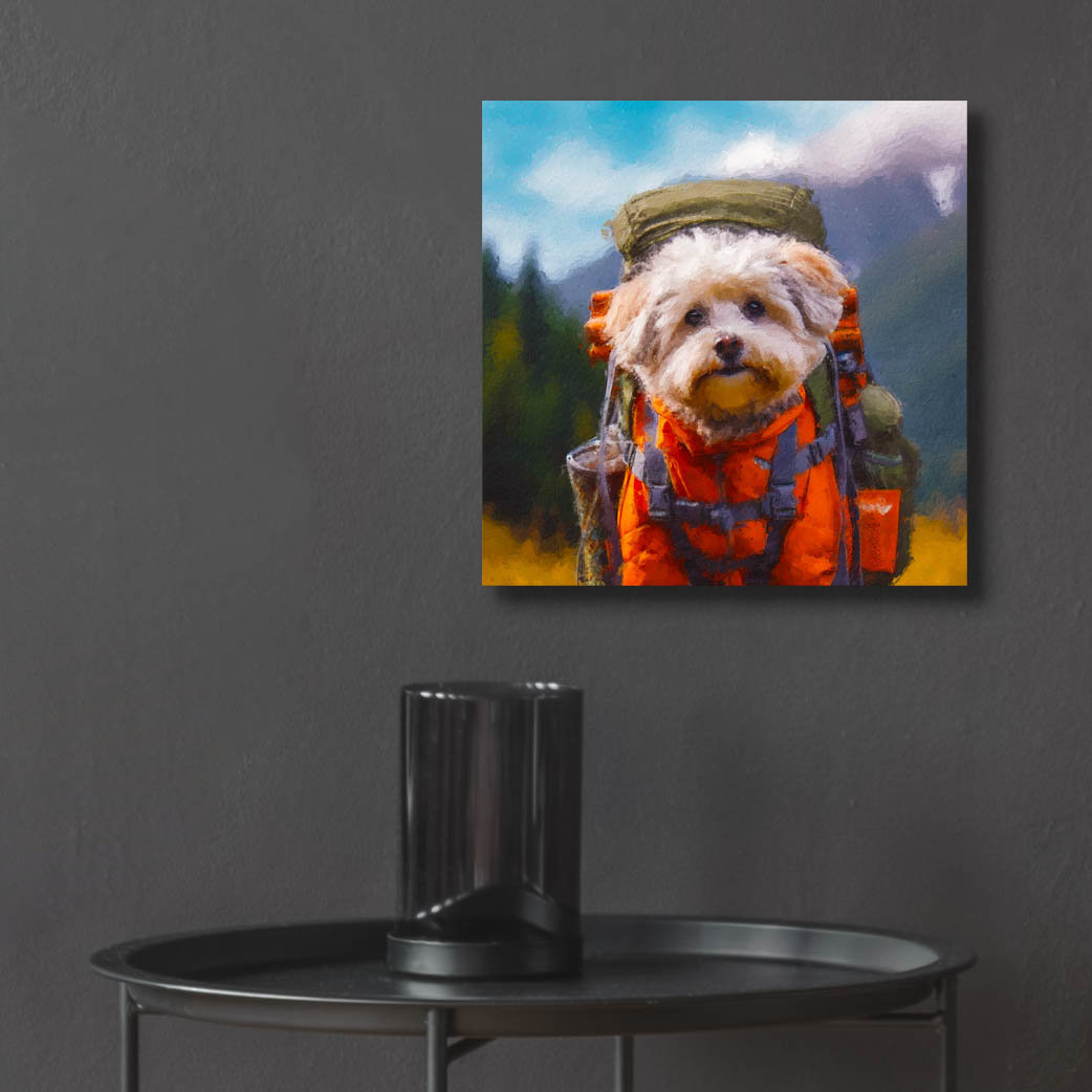 Trinx Hiker' by Sean Parnell Acrylic Glass Wall Art | Wayfair