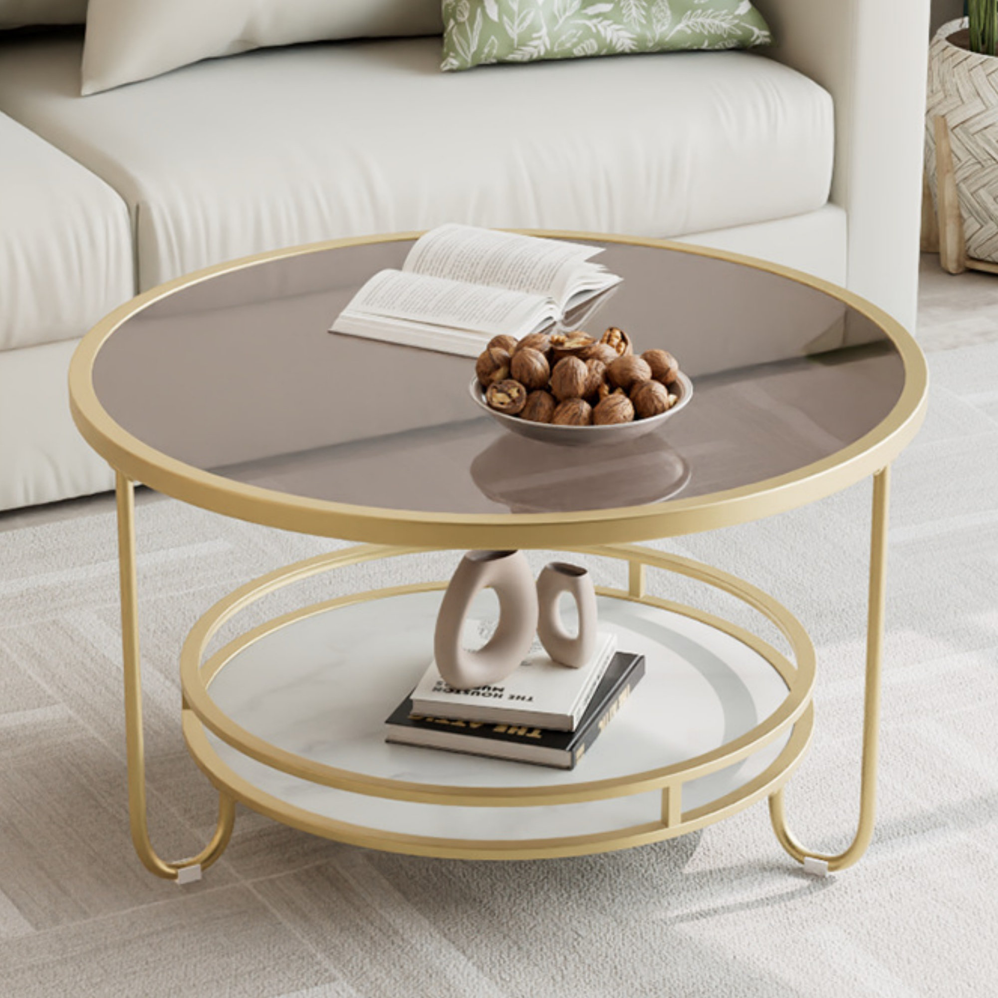 Mercer41 Double Round Coffee Table | Wayfair
