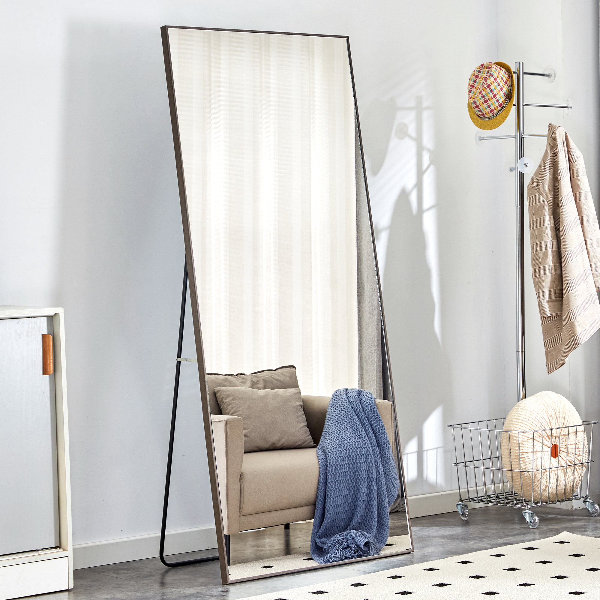 Ebern Designs Campeaux Rectangular Plane Mirror & Reviews | Wayfair