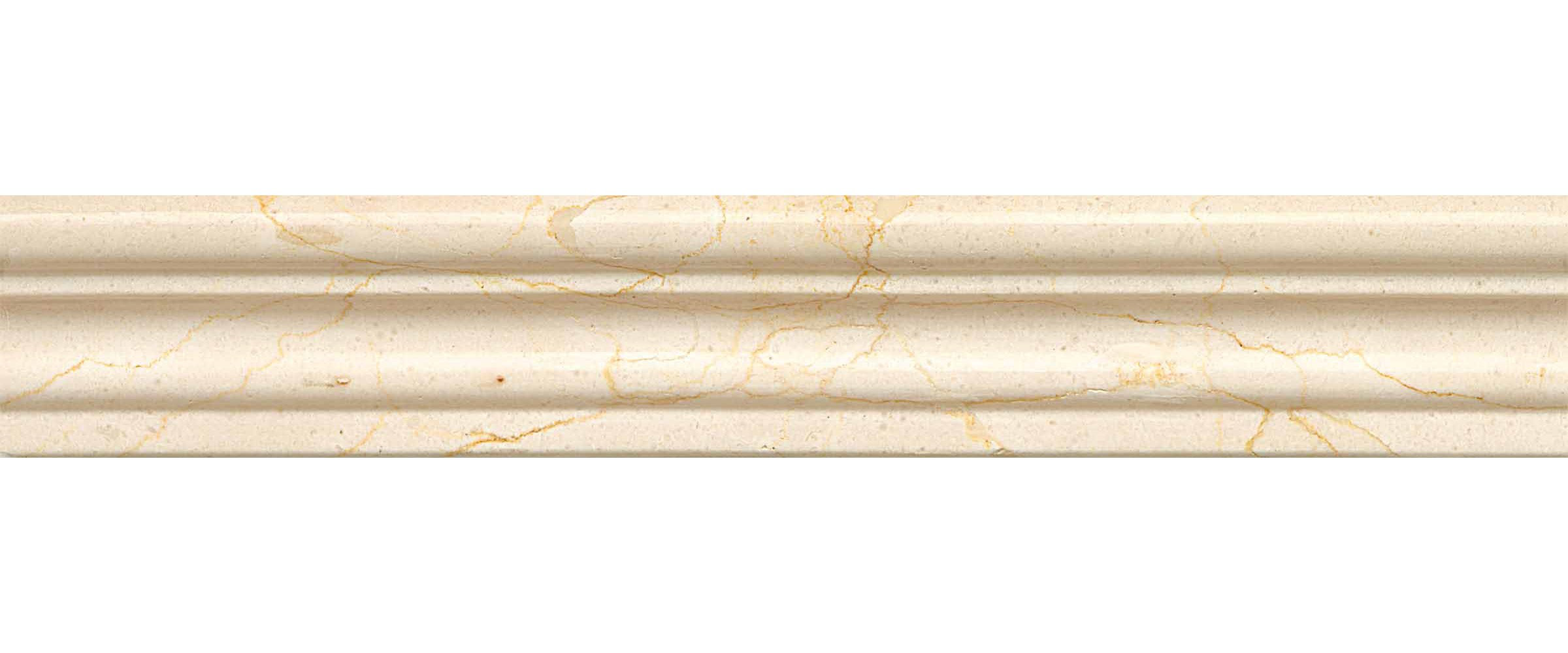 Bedrosians Marble 12'' L x 2'' W Marble Quarter Round Tile Trim | Wayfair