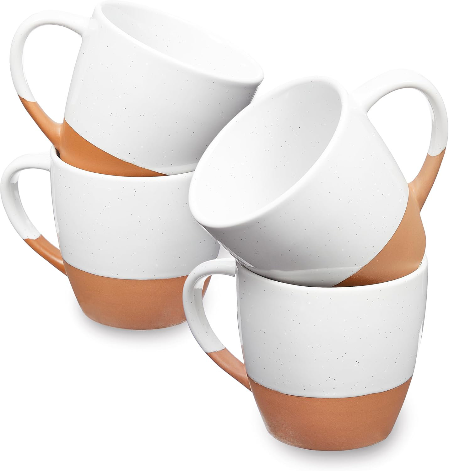 Red Barrel Studio® Set Of 4, Stoneware 16Oz Coffee Mugs With Handles ...
