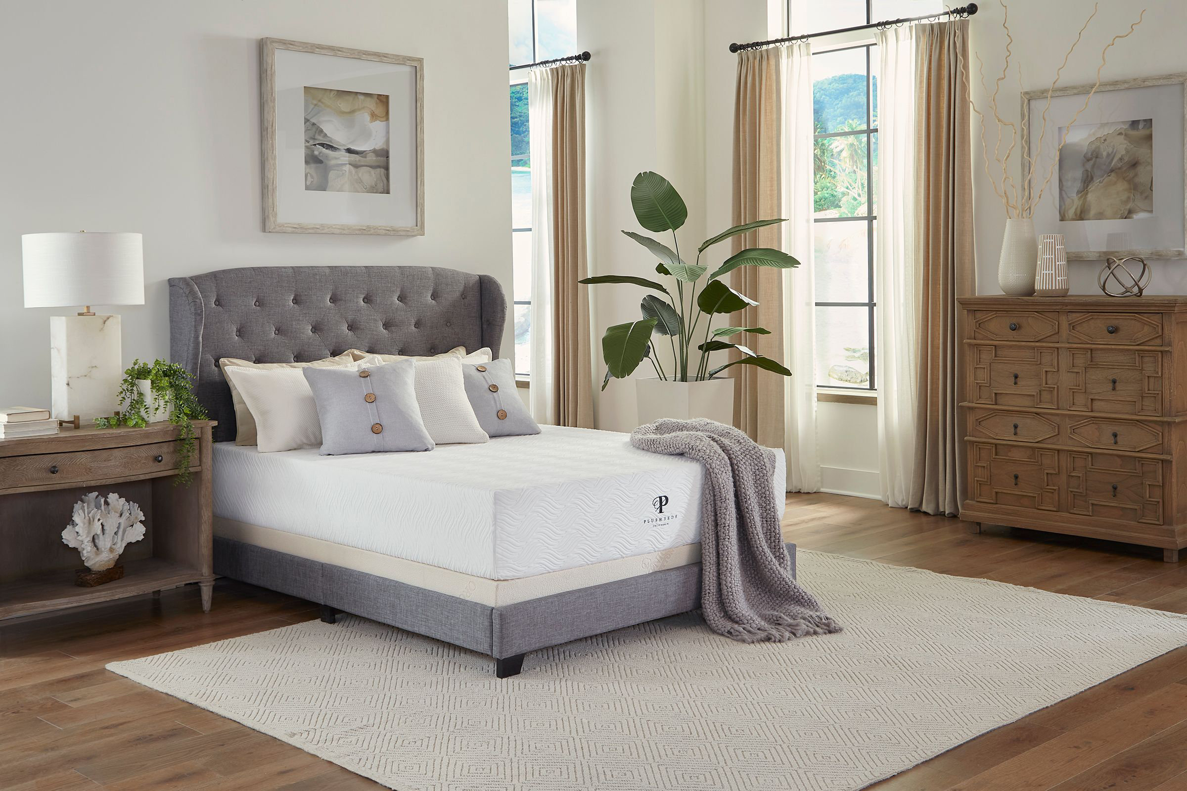 PlushBeds Medium Eco Bliss Hybrid Latex Mattress | Wayfair