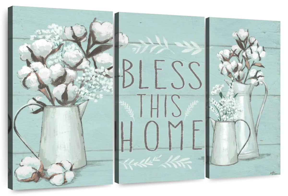 Trinx Blessed Mint Wall Sign | Wayfair