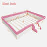 Harriet Bee Fun Design Upholstered Keathan Bed With Fence And Two-tier ...