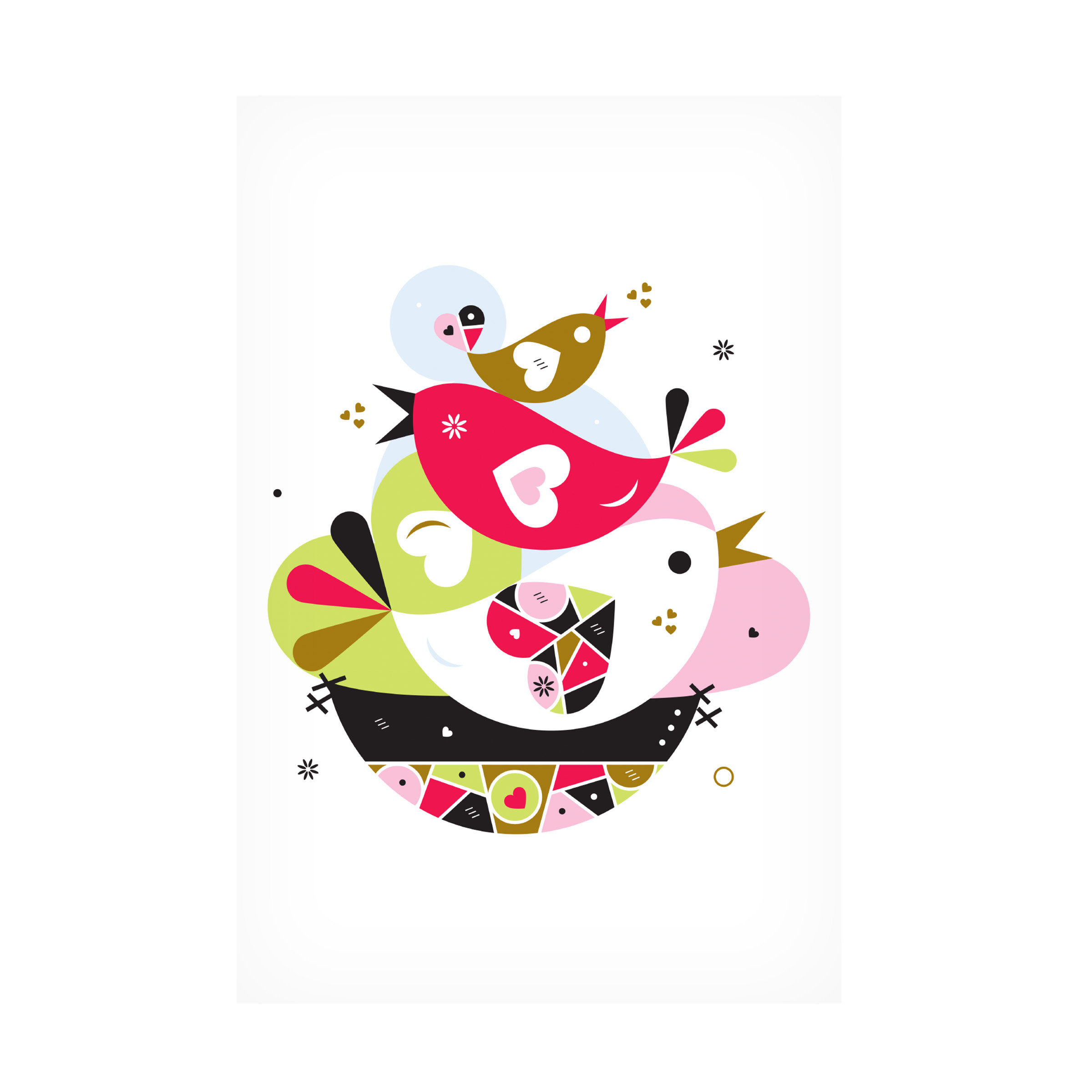Winston Porter Valentines Birds On Canvas by Melissa Maxwell Canvas Art ...