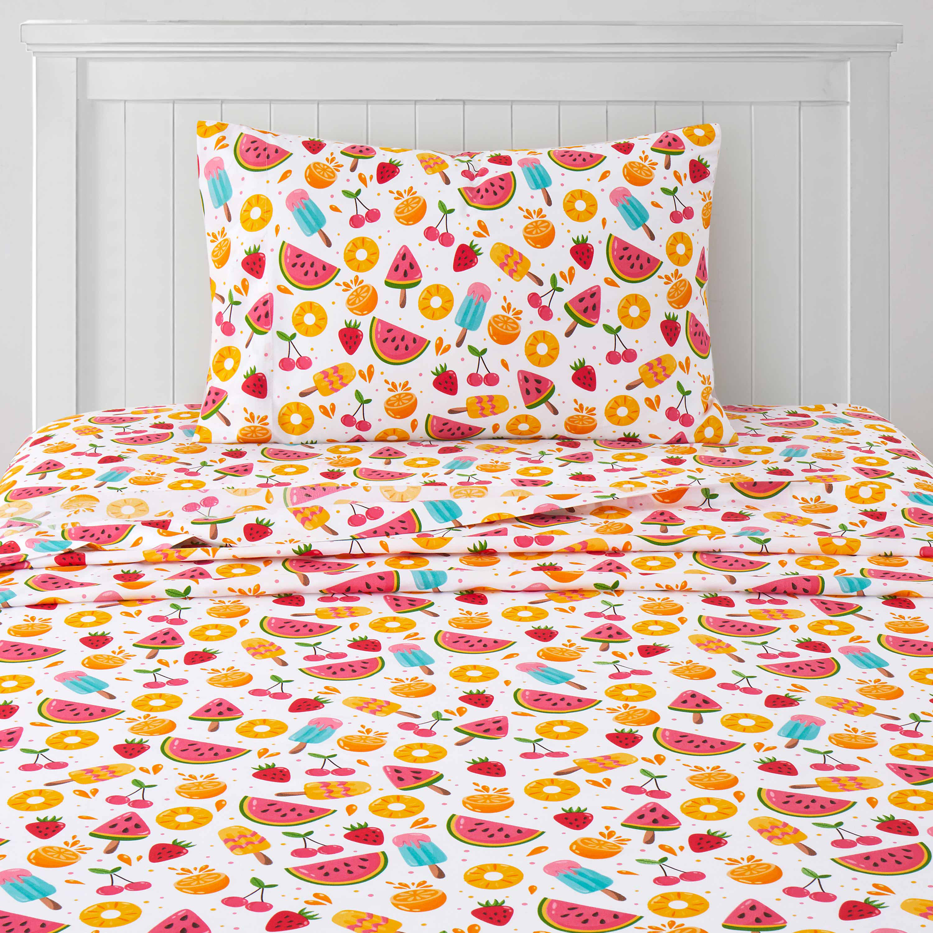 Sweet Home Collection Kids Fruity Microfiber Bed Sheet Set | Wayfair