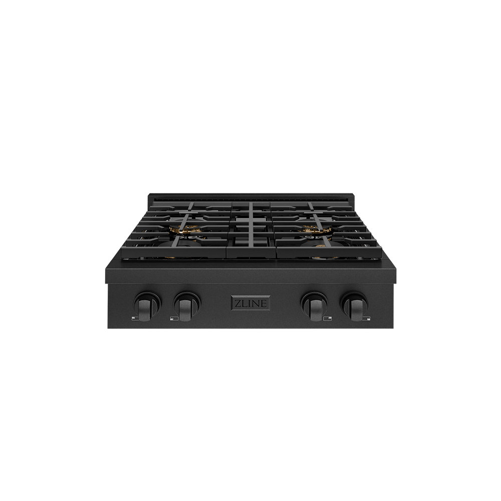 ZLINE Autograph Edition 30 in. Paramount Gas Rangetop with 4 Burner ...