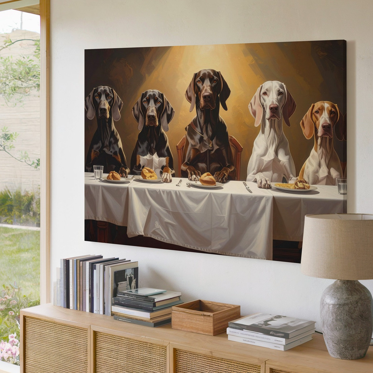 Wrought Studio™ A Humorous Reinterpretation Of The Last Supper Canvas ...