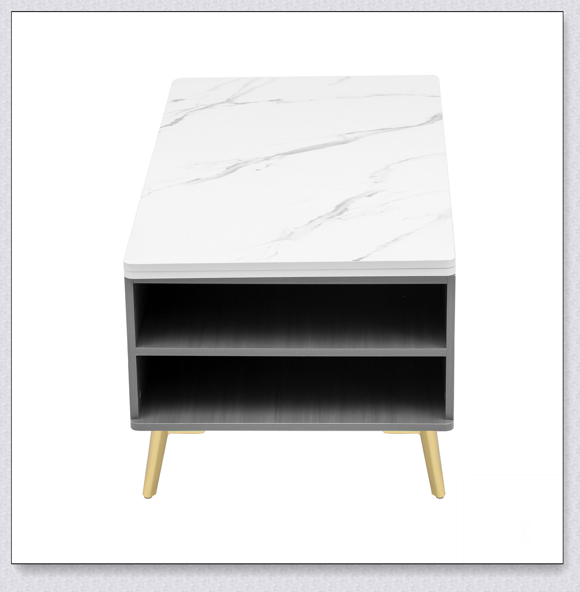 Think Urban Modern Lift Top Coffee Table Multi Functional Table with ...