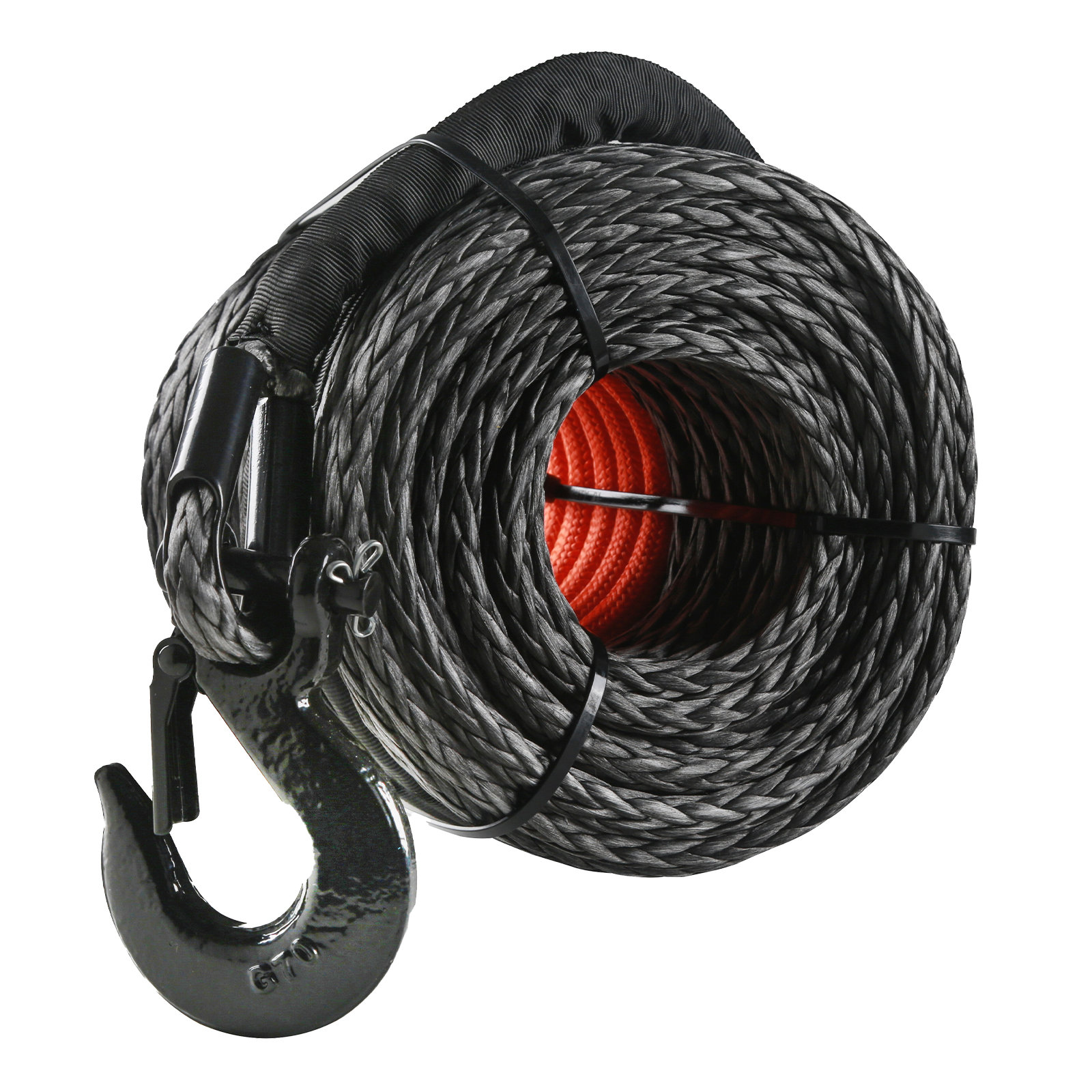 Stellweilan Tessberg Synthetic Winch Rope, 3/8 Inch x 100 Feet 26,500 ...