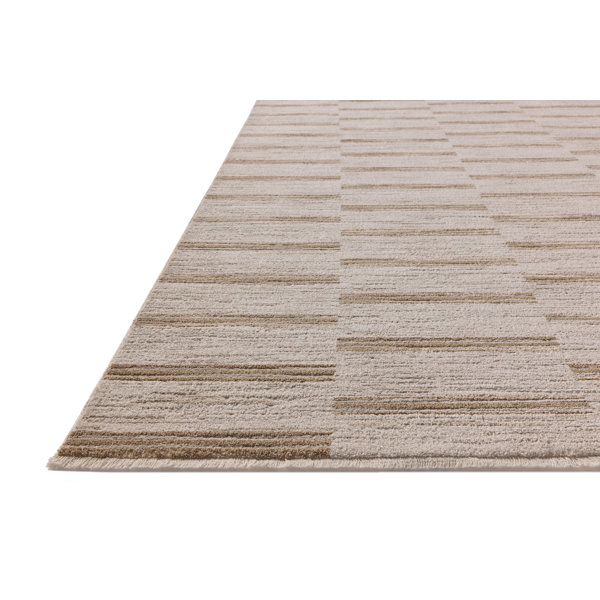 Amber Lewis x Loloi Cali Ivory / Tobacco Area Rug & Reviews | Wayfair