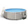 Blue Wave Belize Round 52-in Deep 6-in Top Rail Swimming Pool Package ...