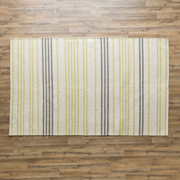 Rosecliff Heights Kinney Wool Striped Rug - Wayfair Canada