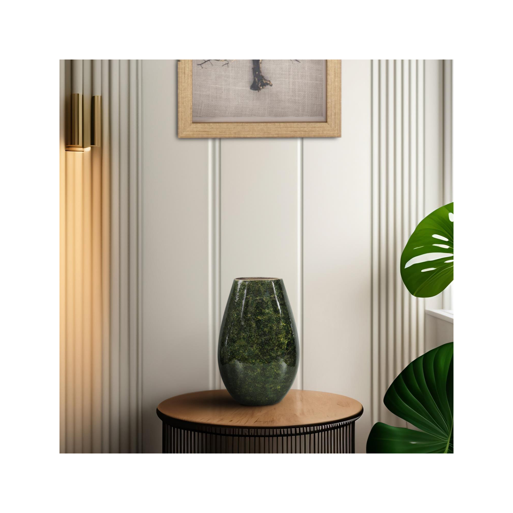 AllModern Renaldi Emerald Gold Torpedo Vase- Medium & Reviews | AllModern