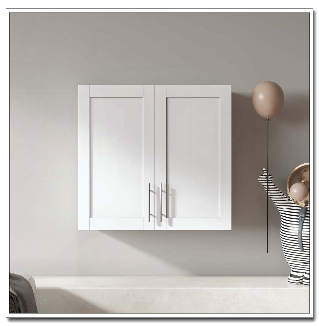 Latitude Run® Stackable Wall Mounted Storage Cabinet Sturdy Design ...