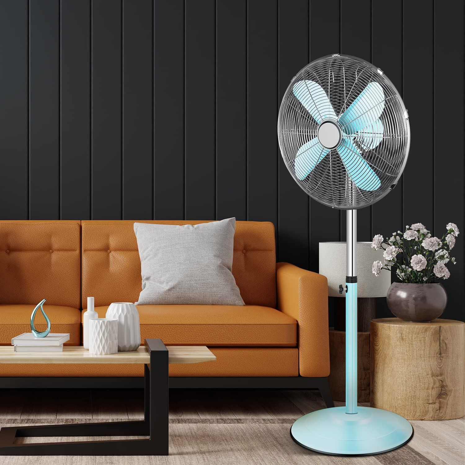 Simple Deluxe Infinipower 16 Inch High Velocity Stand Fan, Adjustable ...