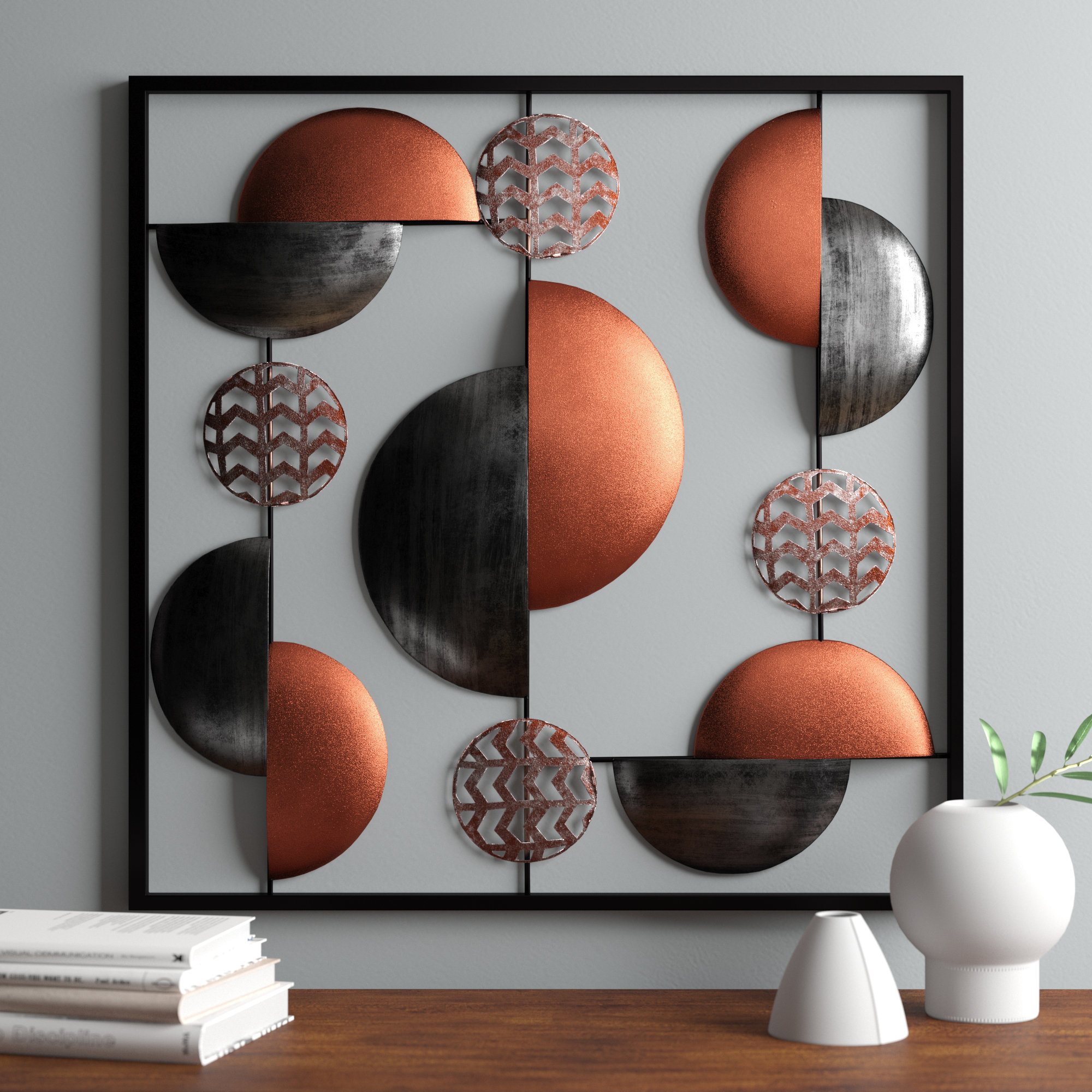 Bless international Metal Abstract And Geometric Wall Decor & Reviews ...