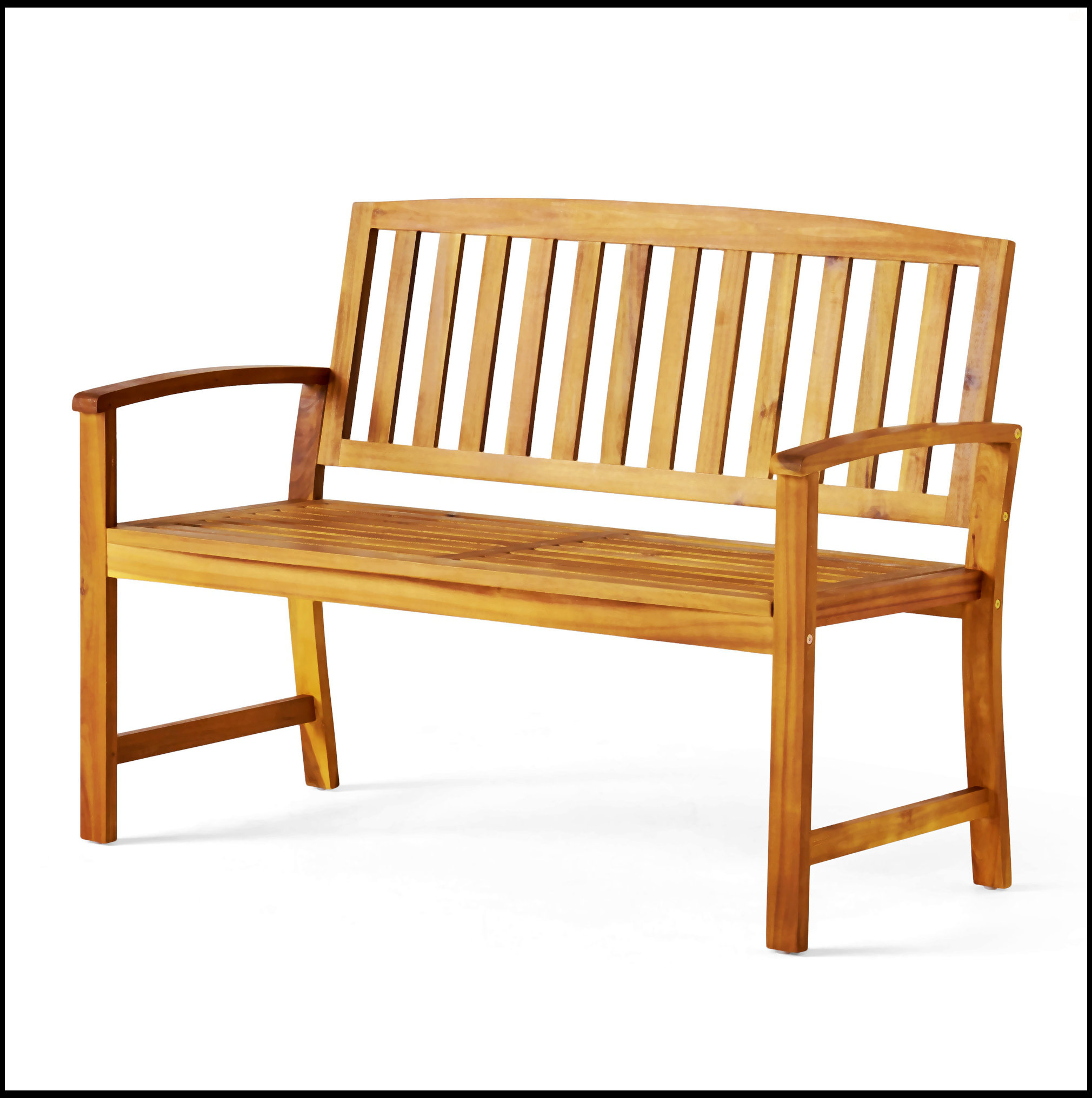 One Allium Way® Farmhouse Wood Bench | Wayfair