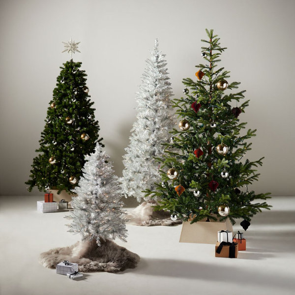 Modern Indoor PE (Polyethylene) Trees Christmas Trees | AllModern