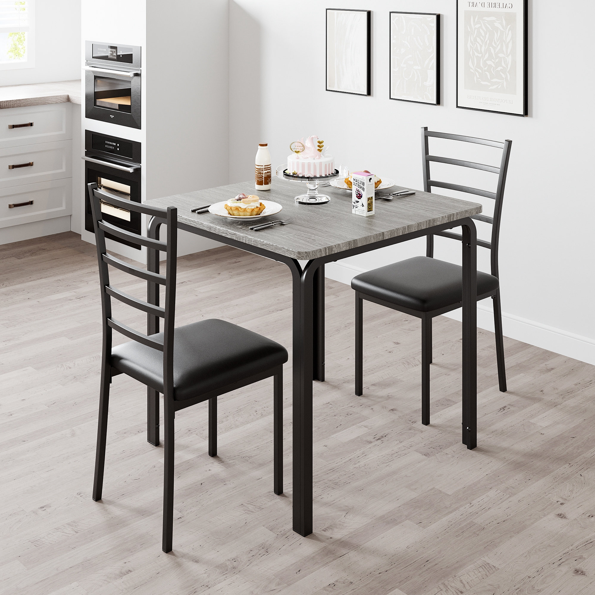 Ebern Designs Chevaun Rectangular 29.1'' L x 29.1'' W Restaurant Dining ...