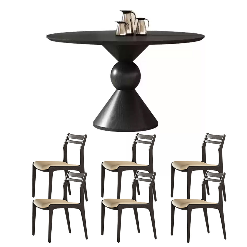 ZKuylo Modern simple practical round dining table sets | Wayfair
