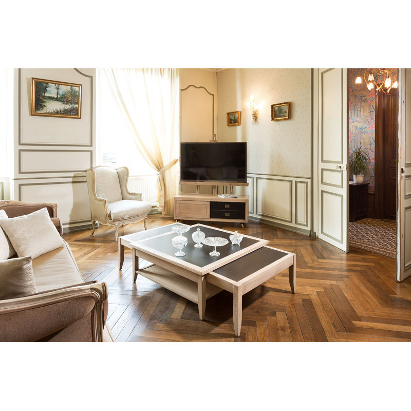 Michel Ferrand Horloger Solid Wood TV Stand for TVs up to 55" | Wayfair