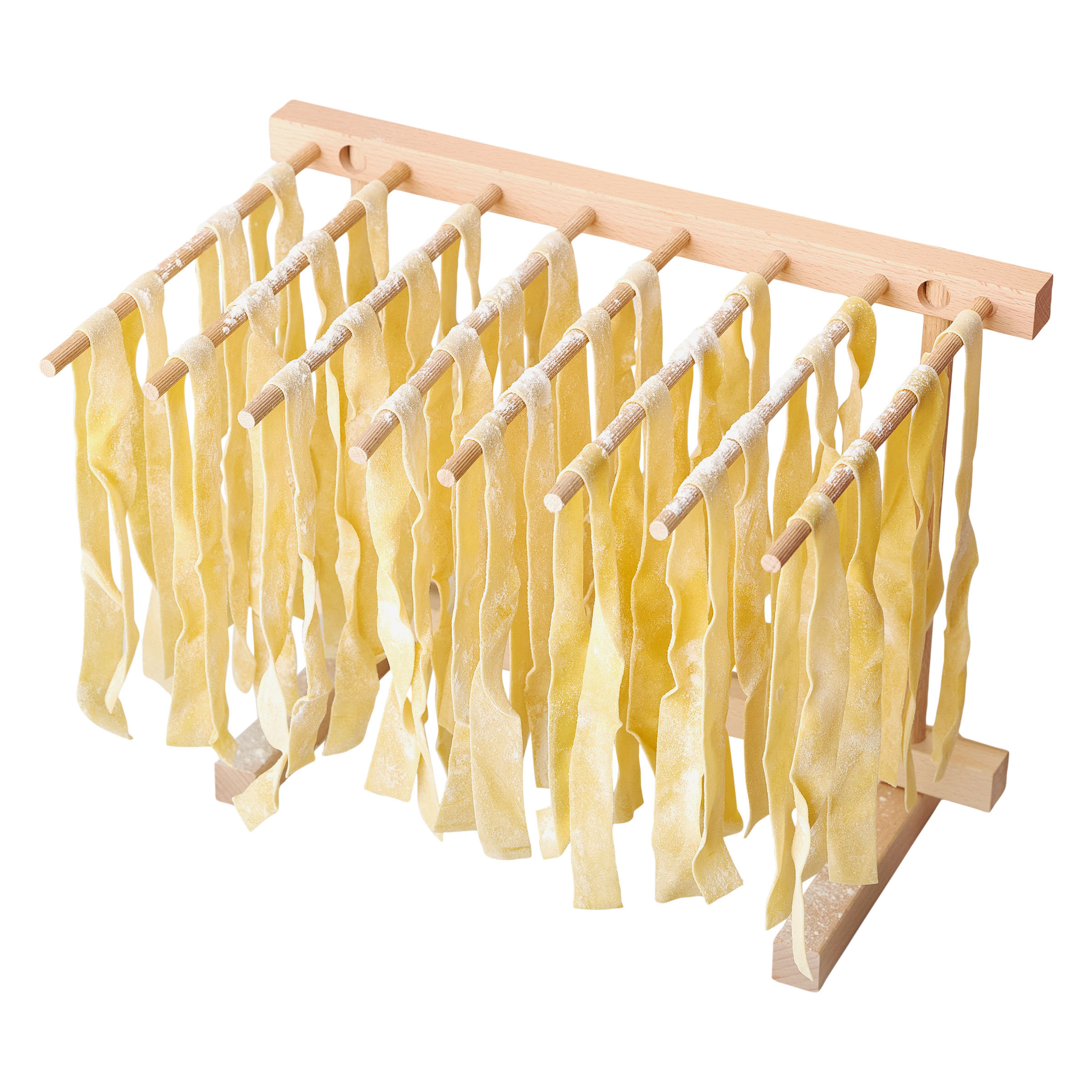 Classic Cuisine Pasta Drying Rack - Collapsible Spaghetti Holder With 8 ...