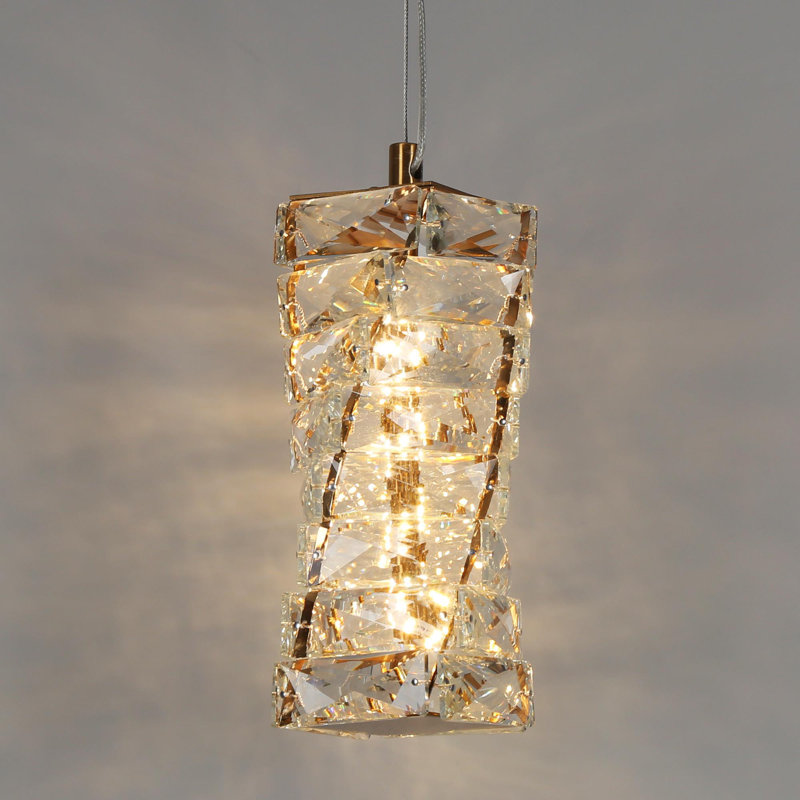 Mercer41 Shymir 1 - Light Brass LED Pendant | Wayfair