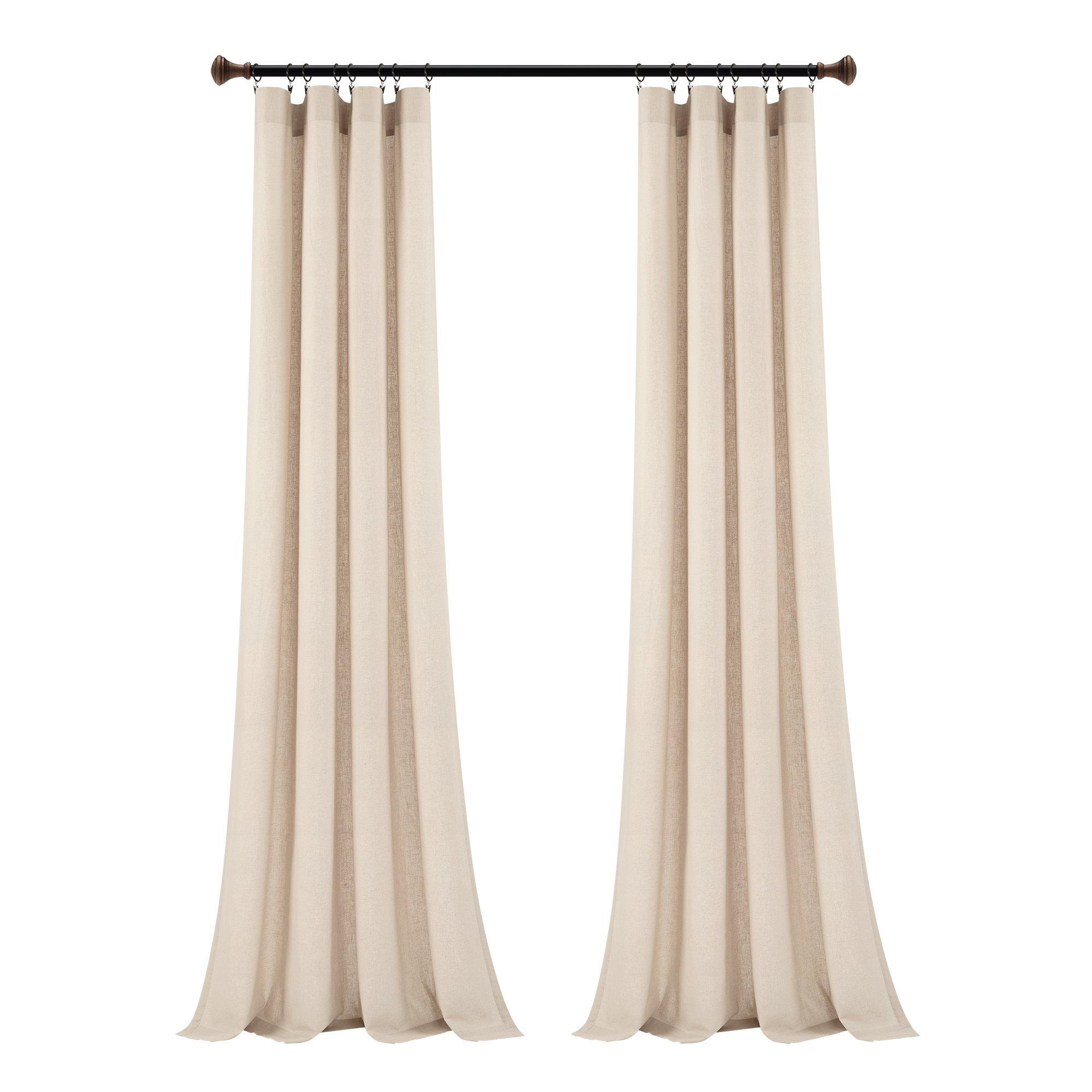 Lush Decor Dunsmore Cotton Blend Curtain & Reviews | Wayfair