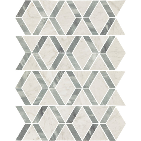 Itona Tile Marble Peel and Stick Hinge Mosaic Tile (Set of 10) (16.20 ...