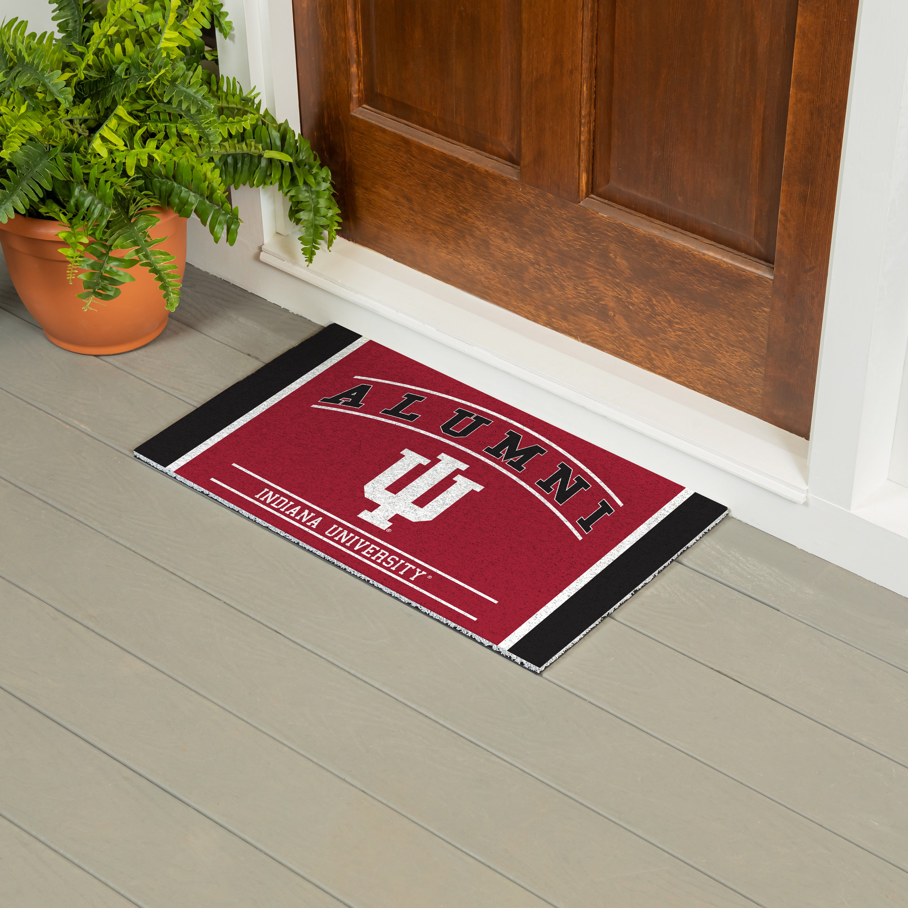 Ebern Designs Indiana University Alumni PVC Mat, 28"x16" | Wayfair