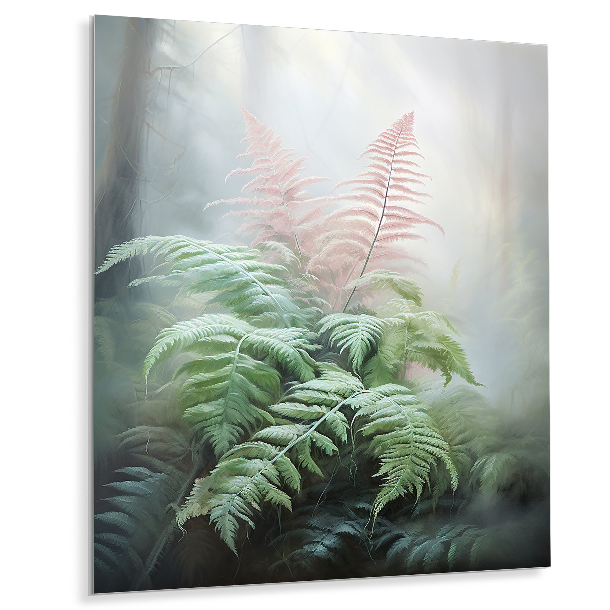 Latitude Run® Ferns Romantic Impression VI - Ferns Metal Wall Art ...