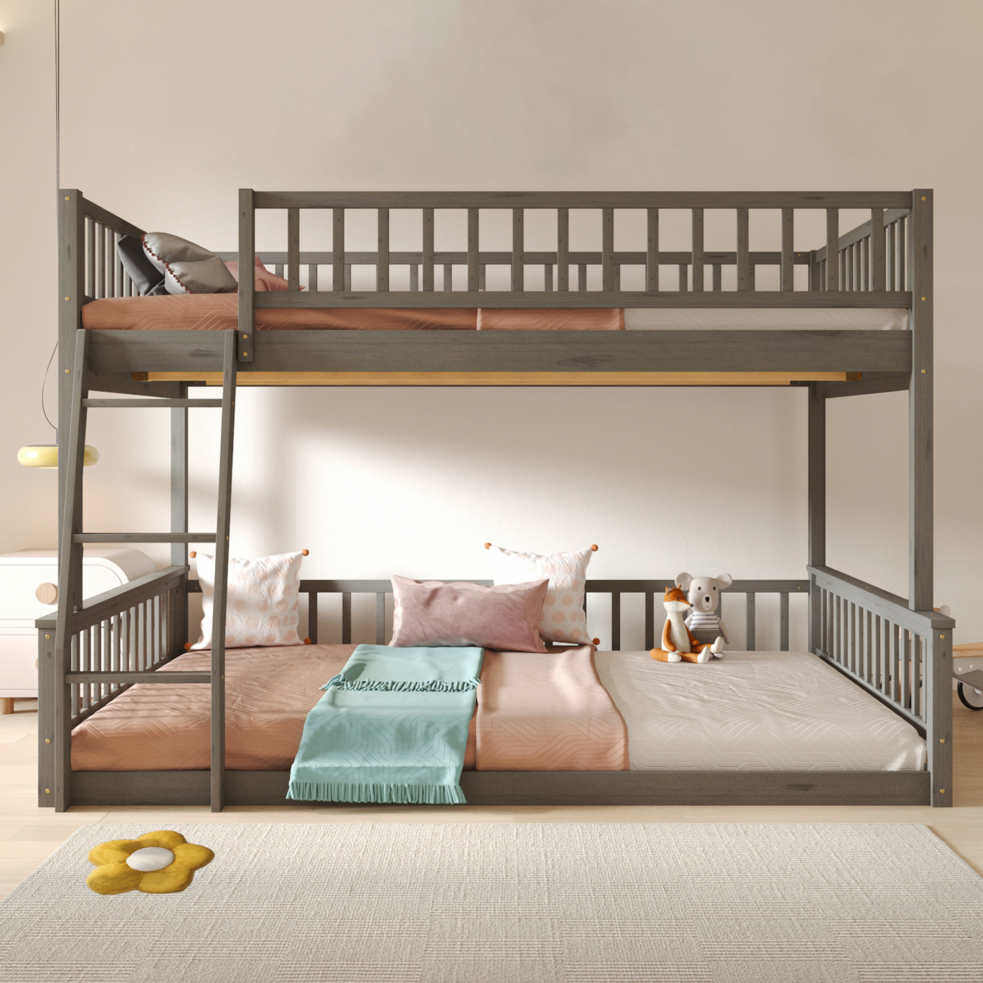 Harriet Bee Bunk Bed,Split Into Two Beds - Wayfair Canada