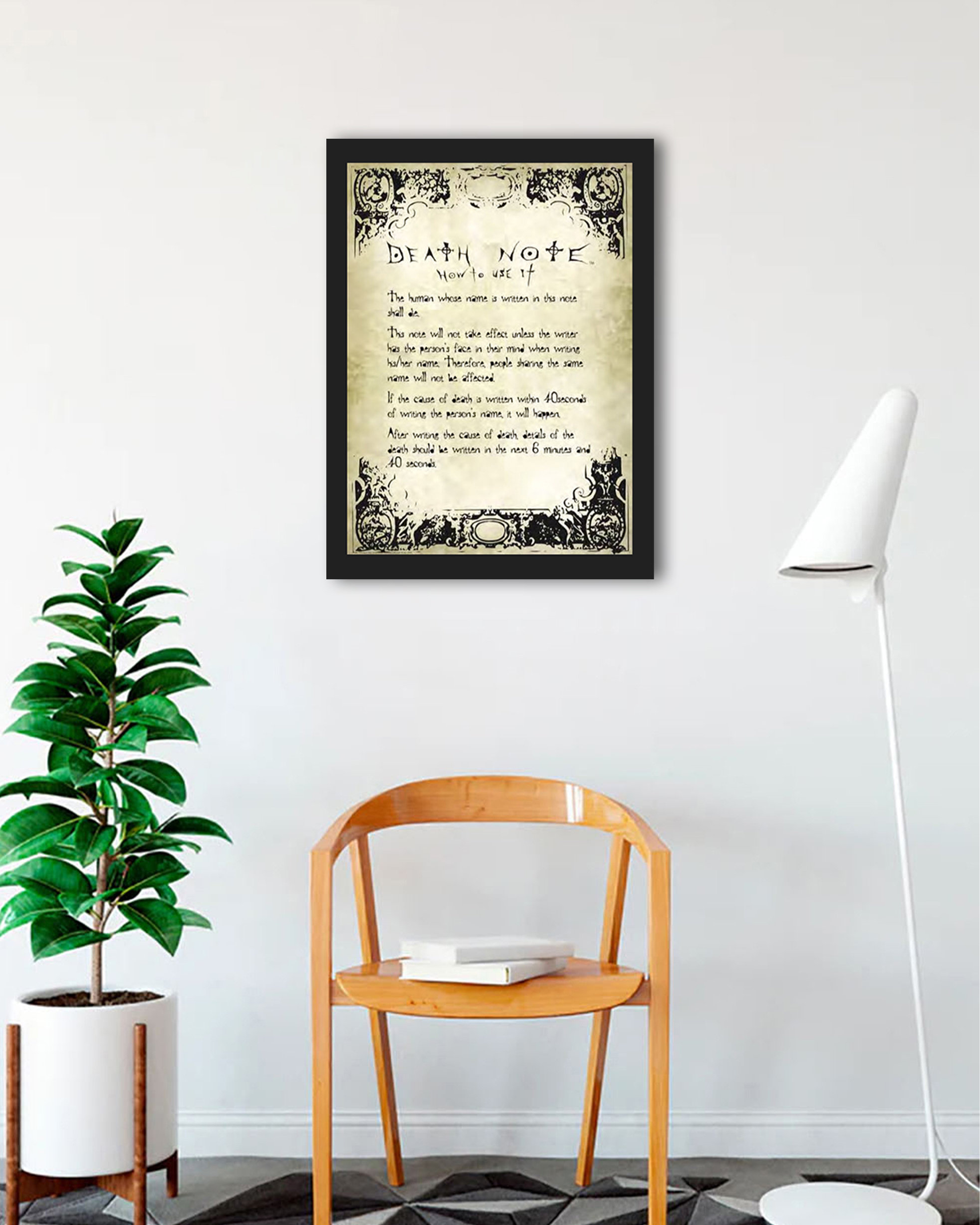 Red Barrel Studio® Deathnote Note - Single Picture Frame Print | Wayfair