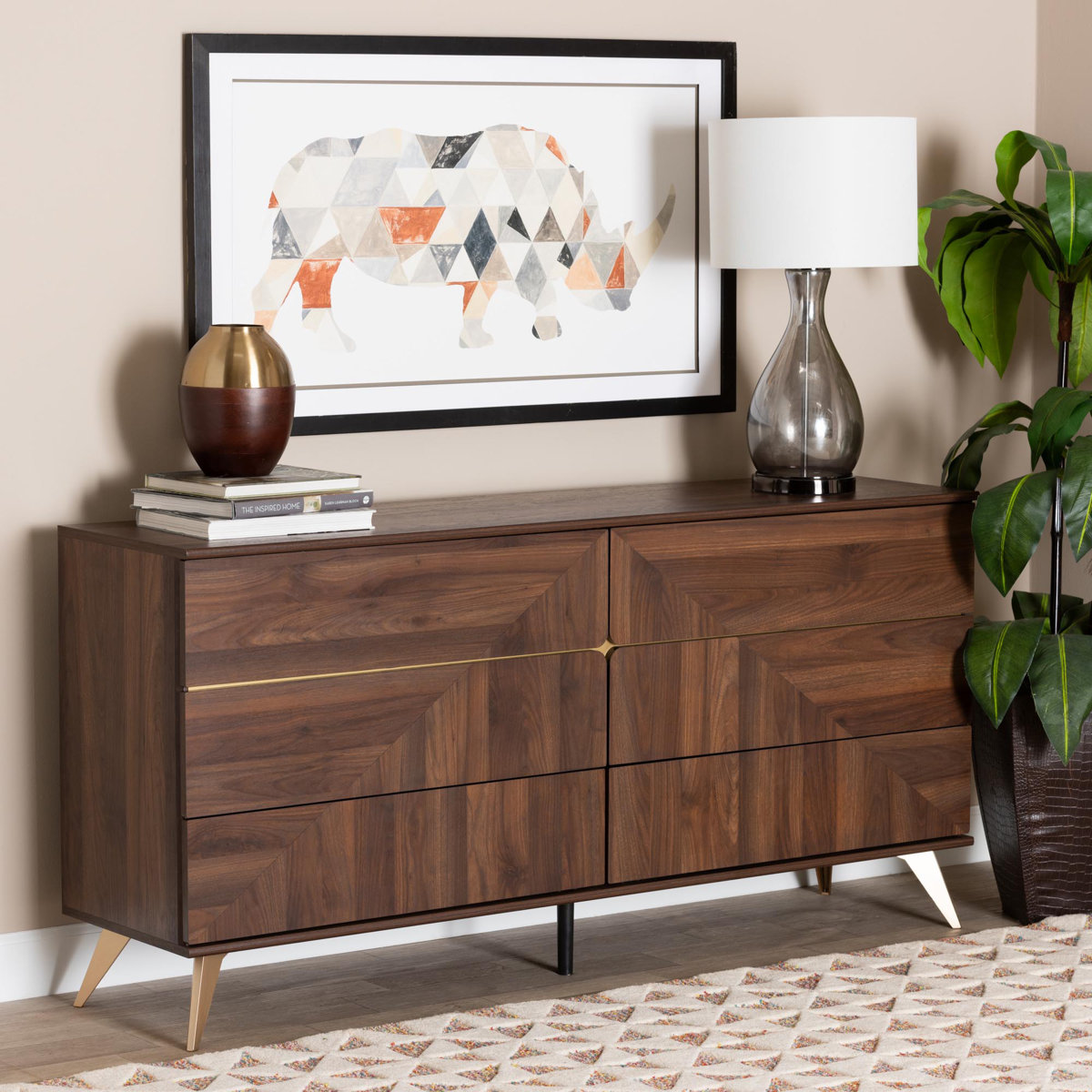 Mercer41 Rajane 6 - Drawer Dresser & Reviews | Wayfair