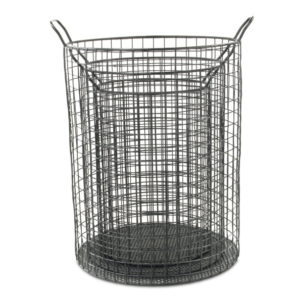 Williston Forge Tall Cylinder Wire Bins Basket & Reviews | Wayfair