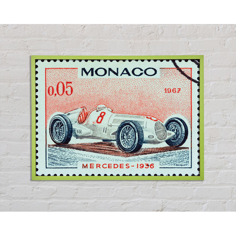 Ophelia & Co. Monaco Race Stamp - Single Picture Frame Art Prints ...